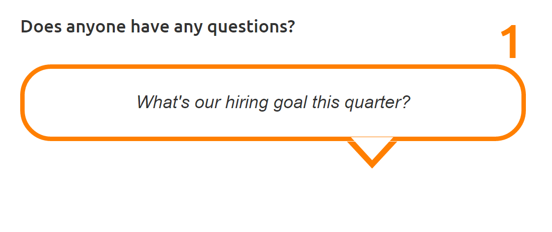 How to use the Q&A activity – MeetingSift